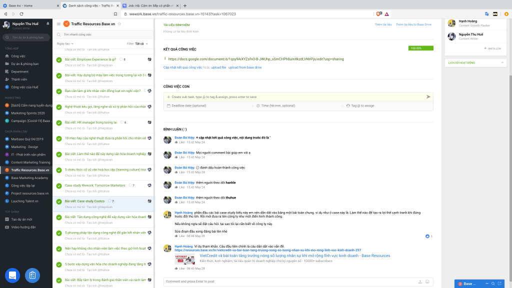 3 cách thúc đẩy cộng tác giữa các phòng ban trong doanh nghiệp với Wework - Base Resources